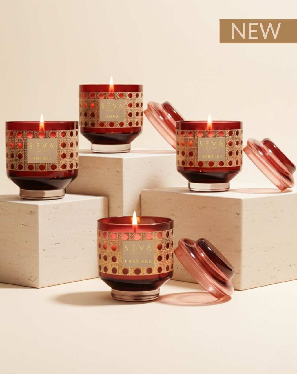 Glass Candles: Buy Luxury Scented Glass Candle | Seva Home