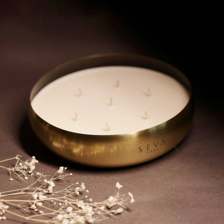 Metal Candles: Buy Premium Metal Candle Online | Seva Home