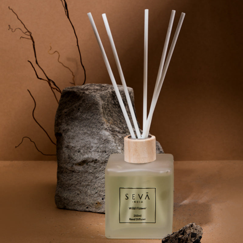 Luxury Reed Diffuser | Wild Flower | Seva Home