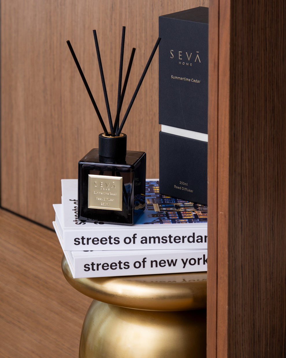 Buy Summertime Cedar (250ml) Reed Diffuser Online | Seva Home