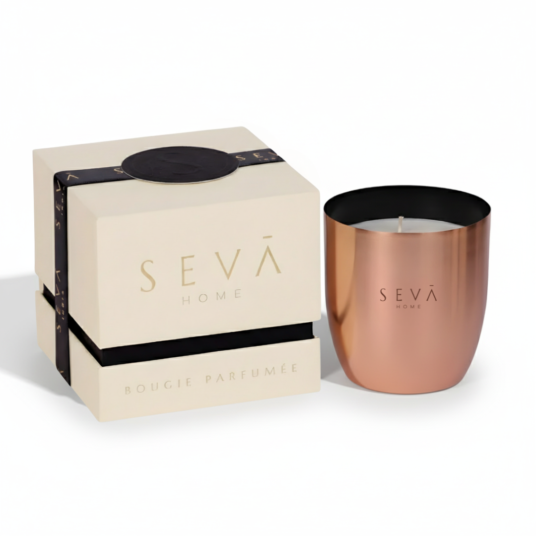Luxury Scented Candles | Rose Gold Candle | Seva Home